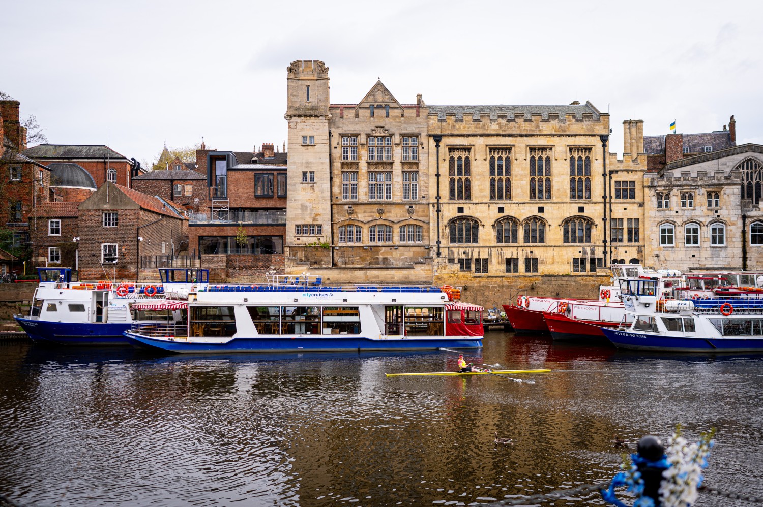 a barge on the river however the outcome of the hard work put in shines ...